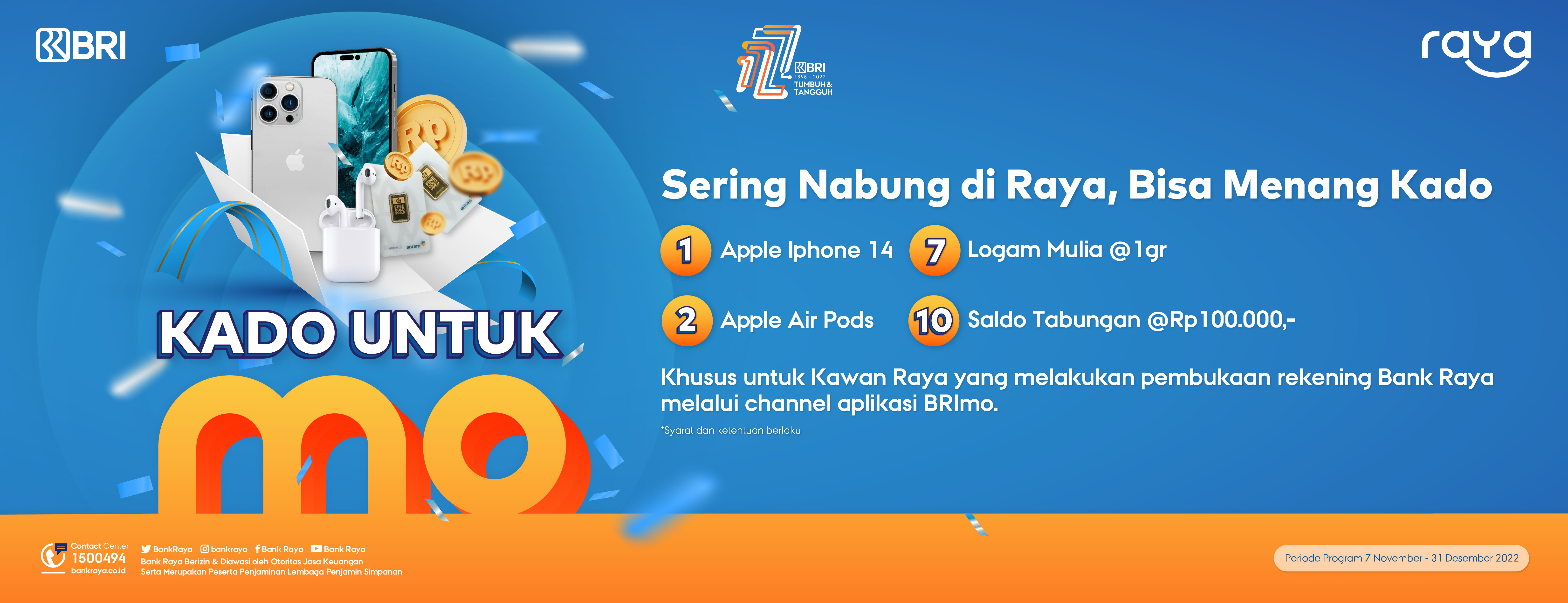 Kado Untuk Mo — Bank Raya